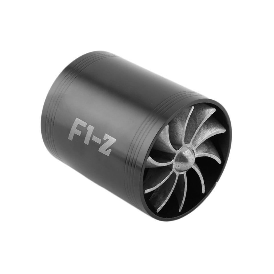 Deicy New Super Charger Double Turbonator Air Intake Fuel Saver Turbo ...