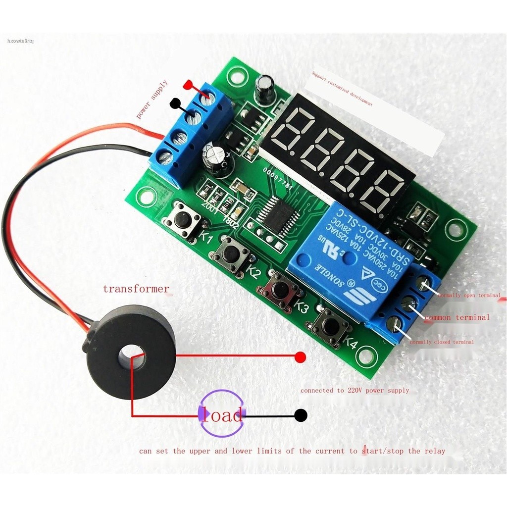 quality goods 220V AC current detection module AC overcurrent ...