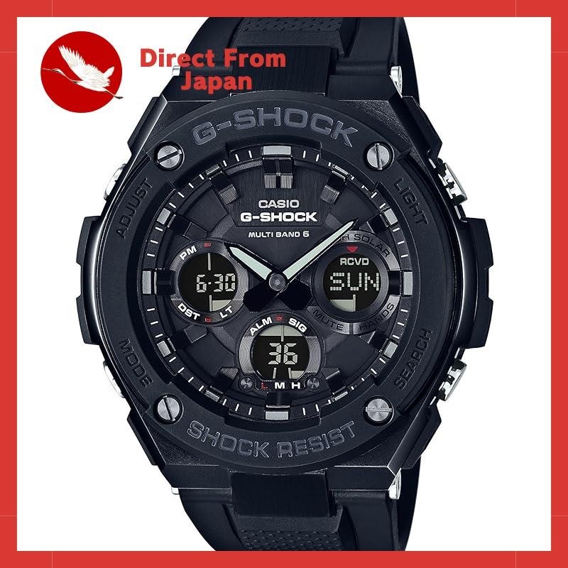 Casio] Watch G-Shock [Genuine Japan] G-STEEL Radio Wave Solar GST-W110-1AJF Black | Shopee ...