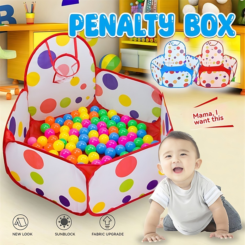 Ocean Balls Pit Pool Foldable Basketball Game Tent for Kids Play House ...