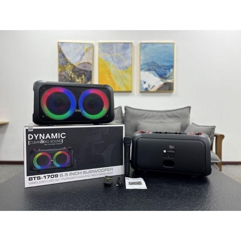 BTS-1709 brudo subwoofer Bluetooth 5.3 Karaoke Speaker with free ...