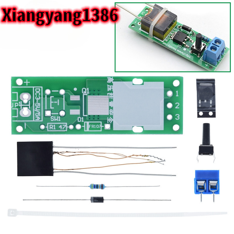 HV-1 High Voltage Generator Arc Ignition DIY Kit Arc Generator Arc ...