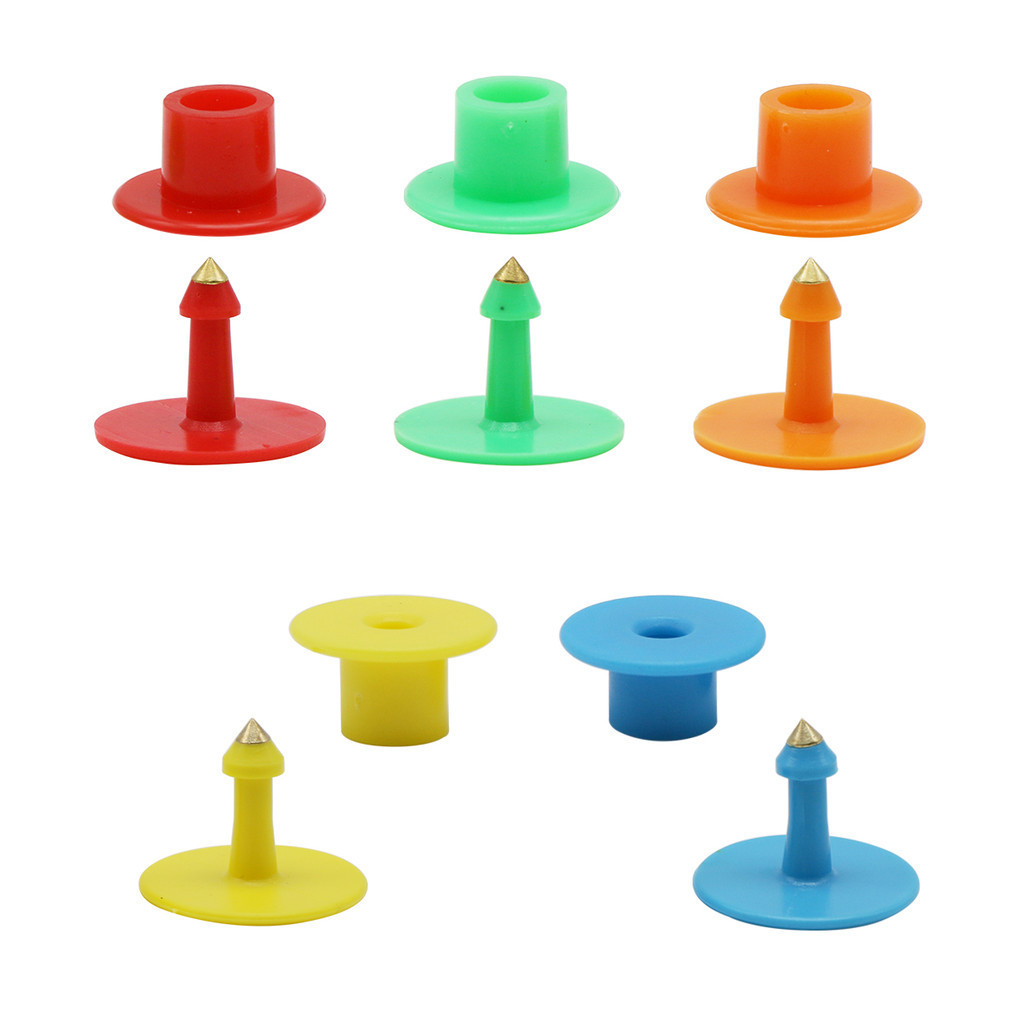 100 Pcs Round Pig And Sheep Blank Ear Label No Encoding Anti-shedding ...