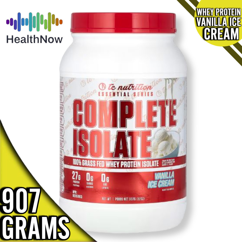 TC Nutrition, Essential Series, Complete Isolate, Vanilla Ice Cream, 32 ...