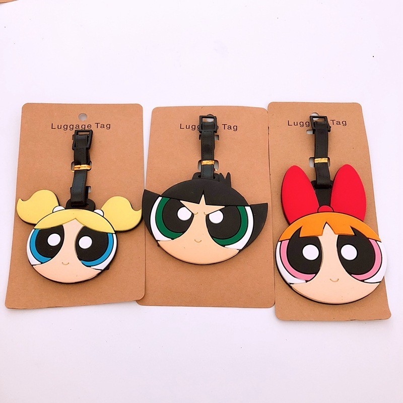 Powerpuff Girls Super Peter Pan Simpsons Luggage Tags Cute Baggage Name ...