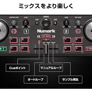 Numark DJ Controller Portable DJ Equipment USB 2 Deck Touch Sensor ...