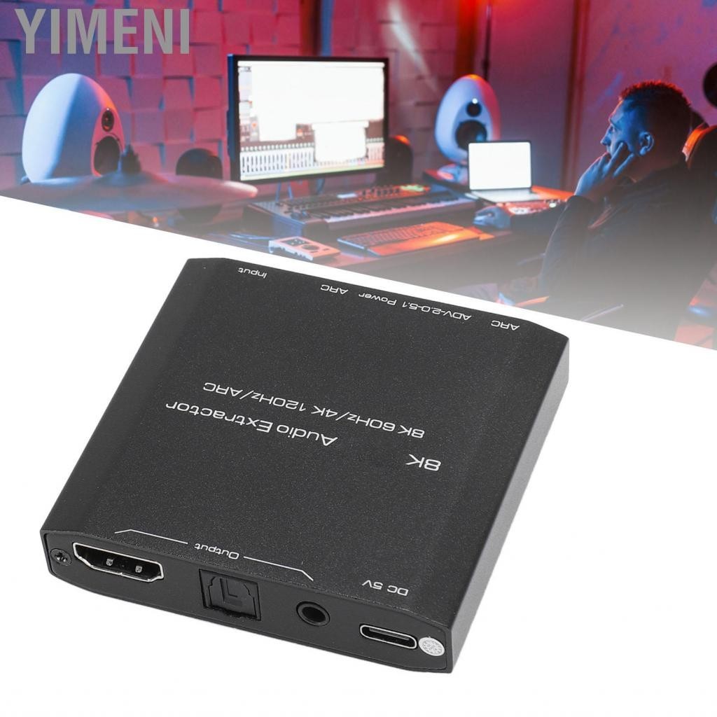Yimeni HD Multimedia Interface Sound Extractor 8K HDR Support 60Hz 4K ...