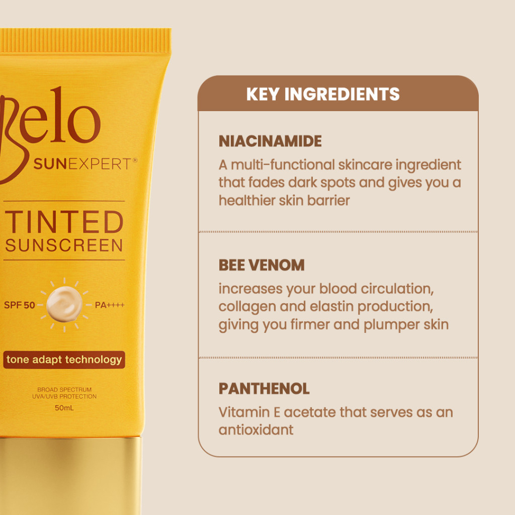 Belo SunExpert Tinted Sunscreen SPF50 PA++++ 50mL | Shopee Philippines