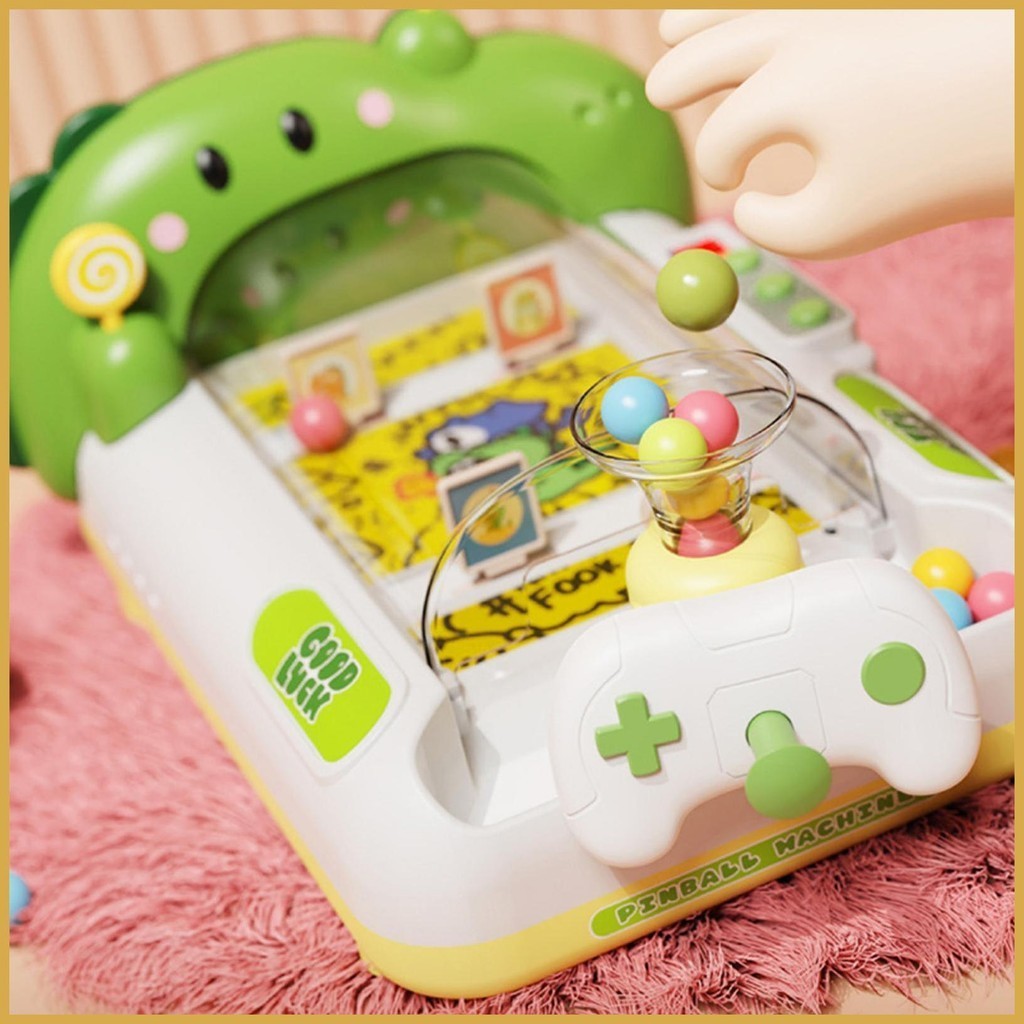 Miniature Pinball Machine Marble Game Arcade Machine Board Games ...