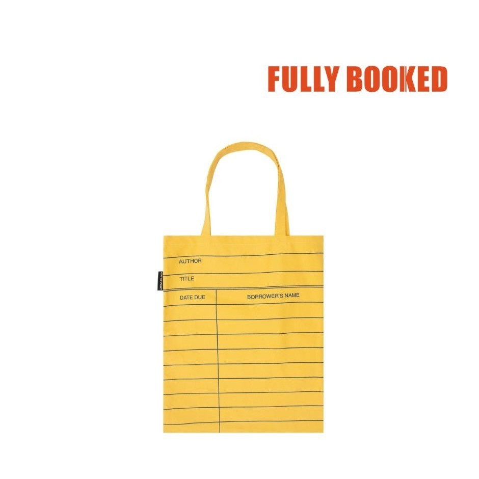 Out of Print: Canvas Tote Bag (Library Card, Yellow) | Shopee Philippines
