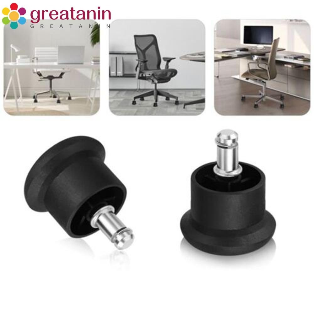 GREATANIN 5Pcs Furniture Wheel Feet, Anti Slip Universal Rotating Chair ...