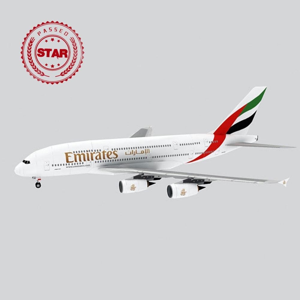 Creative Puzzle Plastic Airbus A380 Paper Model Toy Airplane Perfect ...