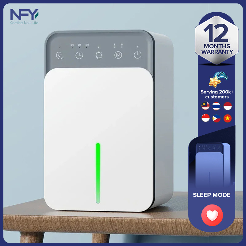 1500ML Air Dehumidifier With Basic Air Filter For Home Quiet Moisture ...