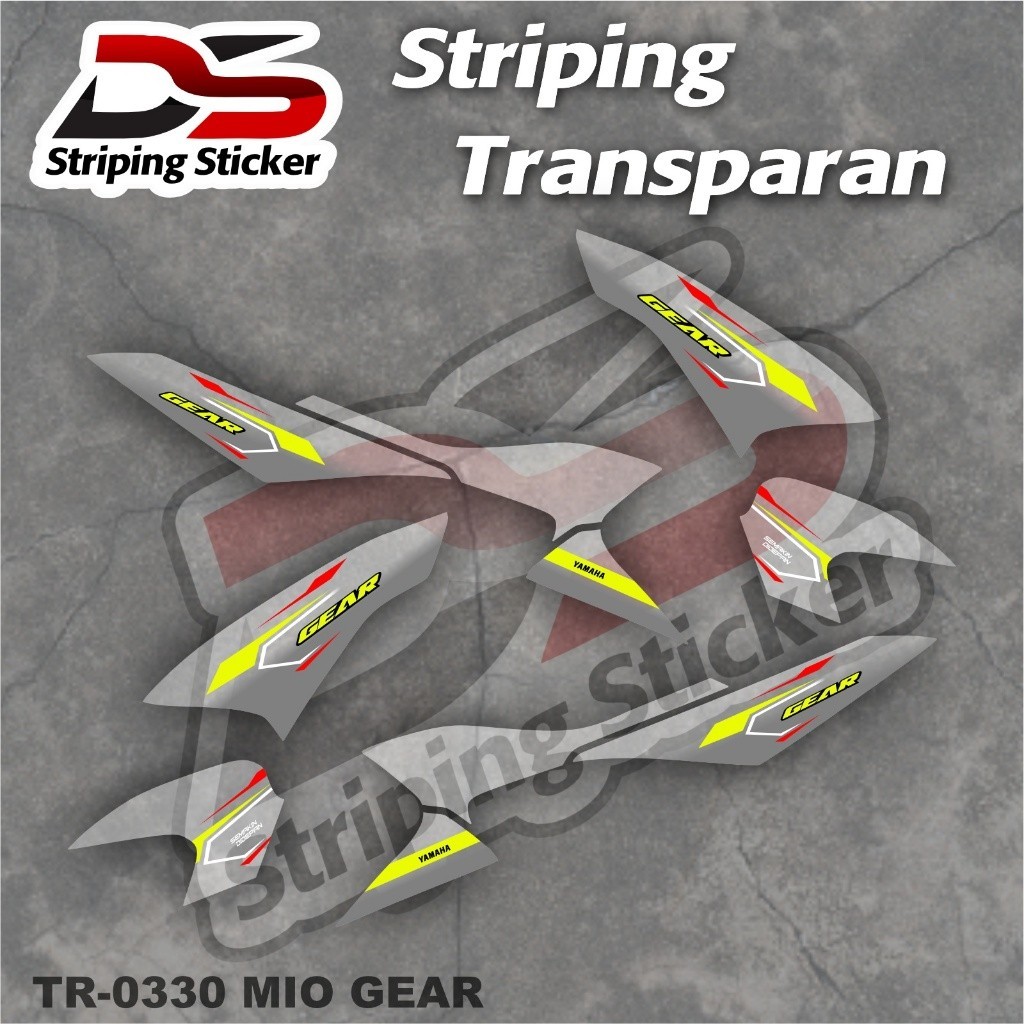 Mio Gear UV Transparent Sticker Striping (TR-0330) List of Motorcycle ...