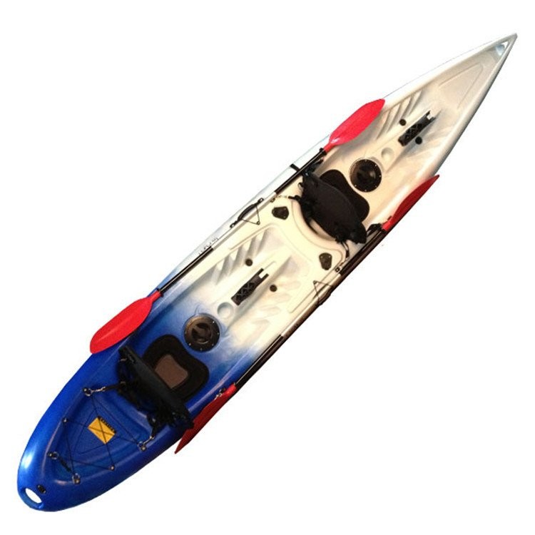 2016New Double Platform Boat Canoe Kayak Plastic Boat Fishing Boat ...