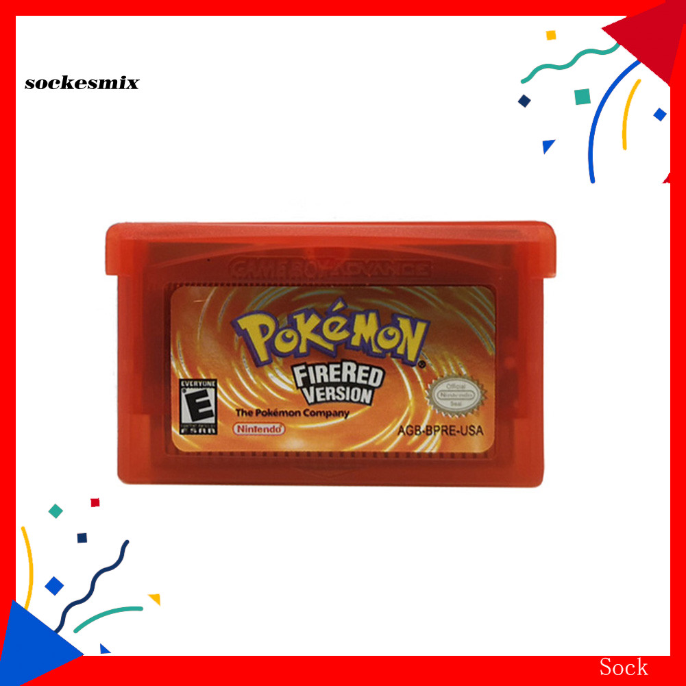 SX Sapphire/Emerald/Fire Red/Leaf Green/Ruby Pokemon Game Card ...