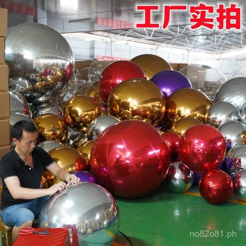 Large Mirror Colorful Laser Ball Reflective Ball Stage Decoration Mall ...