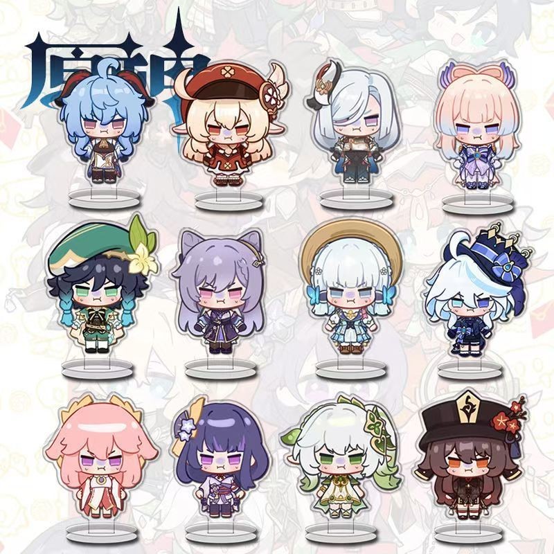 Genshin Impact Peripheral Mini Standee Funena Hutao Nasida Shenli Vocal ...