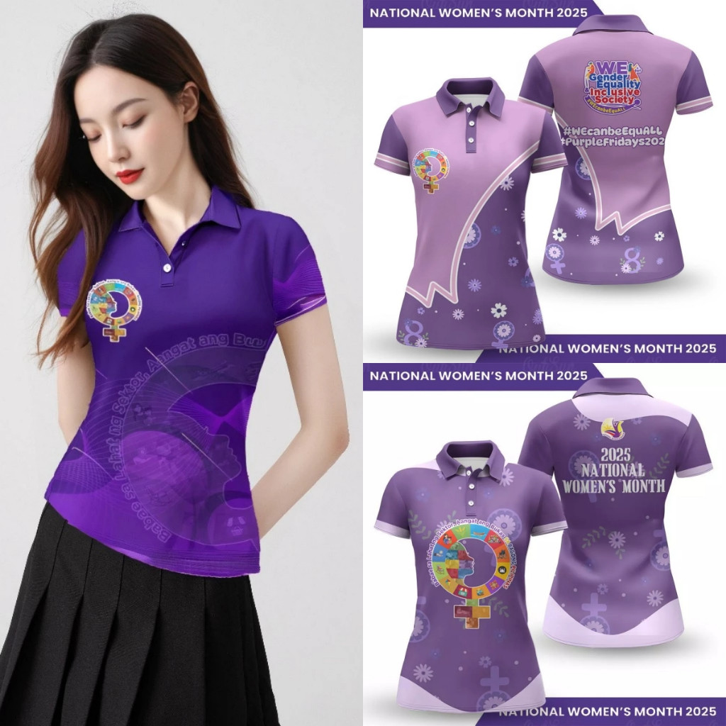 Women's History Month March 2025 Fully Sublimation Polo Shirt We Can Be ...