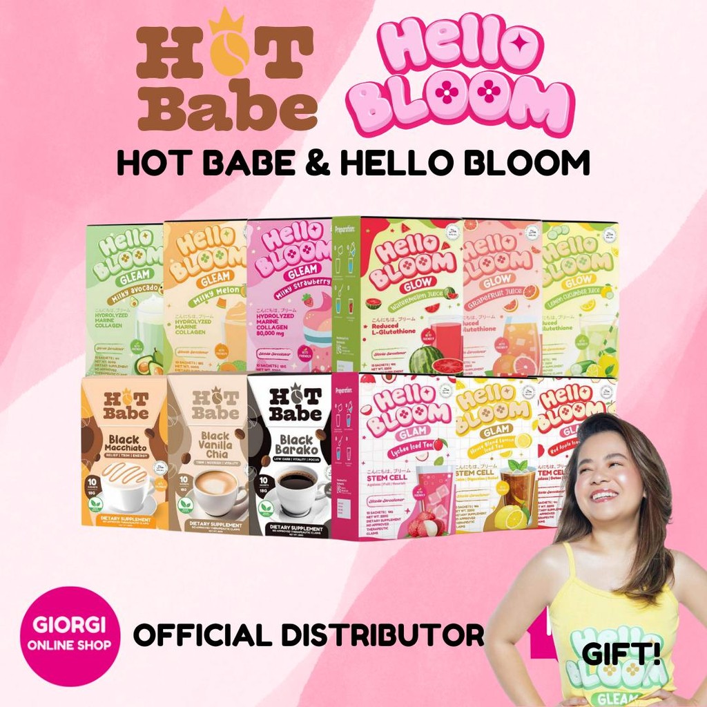 Hot Babe Hello Bloom Coffee Juice Collagen Drinks by Kiray Celis ...
