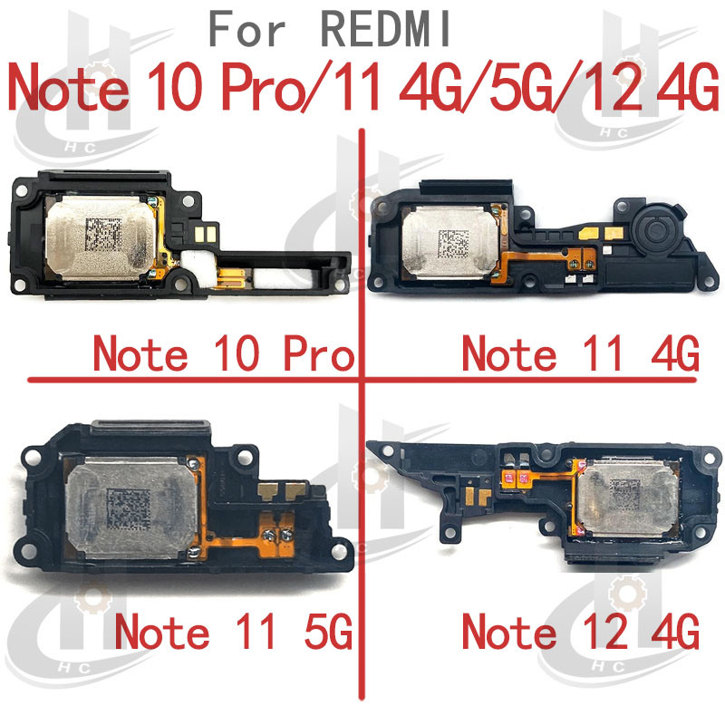 For Xiaomi Redmi Note 10 Pro / 11 4G / 11 5G / 12 4G Loud Speaker ...