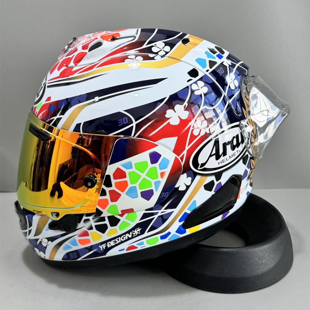 ARAI RX7X Four Leaf Clover Full Face Helmet Arai RX7X Full Face Helmet ...