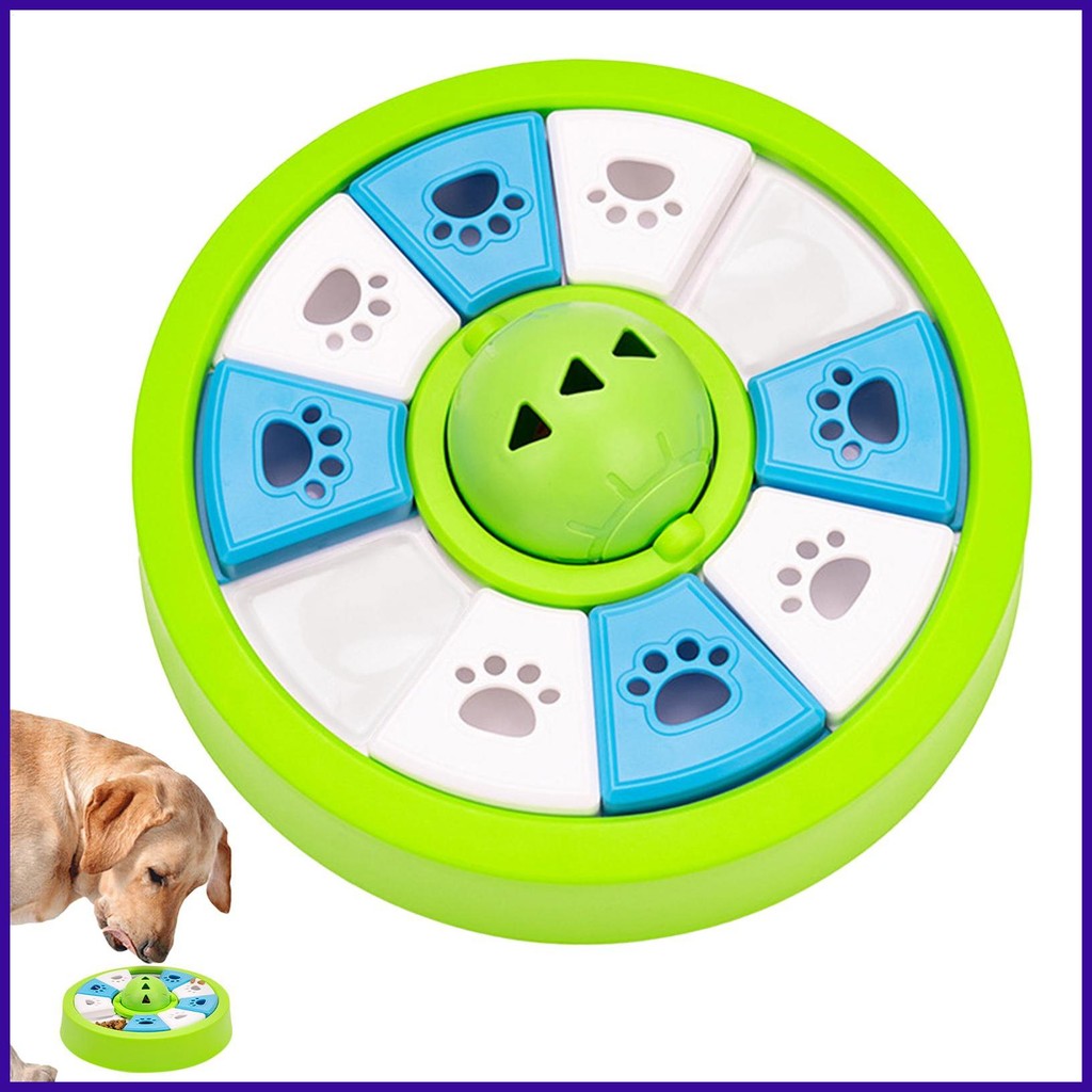 Dog Puzzle Food Feeder for Intelligence Training Interactive Puppy Slow ...