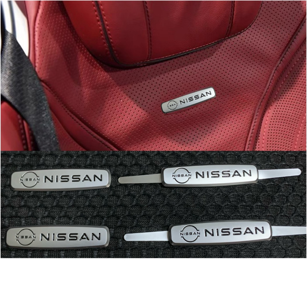3D Metal Nissan logo sticker Modification Car Seat Car Floor Mat center ...