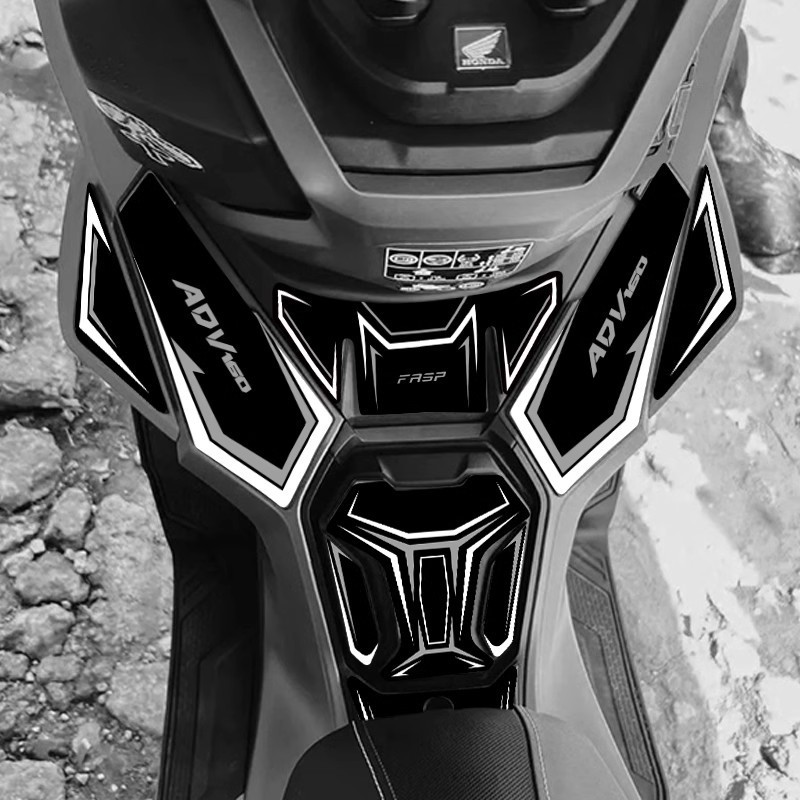 Honda ADV160 Carbon Fiber Tank Protector Sticker, Motorcycle ...