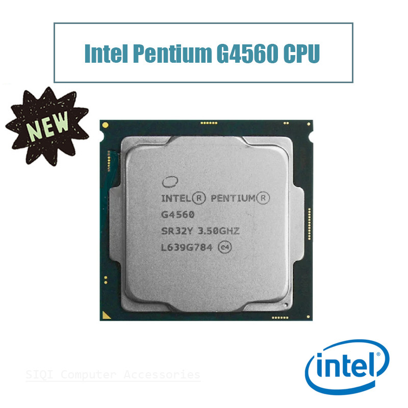 Intel Pentium G4560 CPU 3.5 GHz Dual-Core Quad-Thread 54W CPU Processor LGA 1151 | Shopee ...
