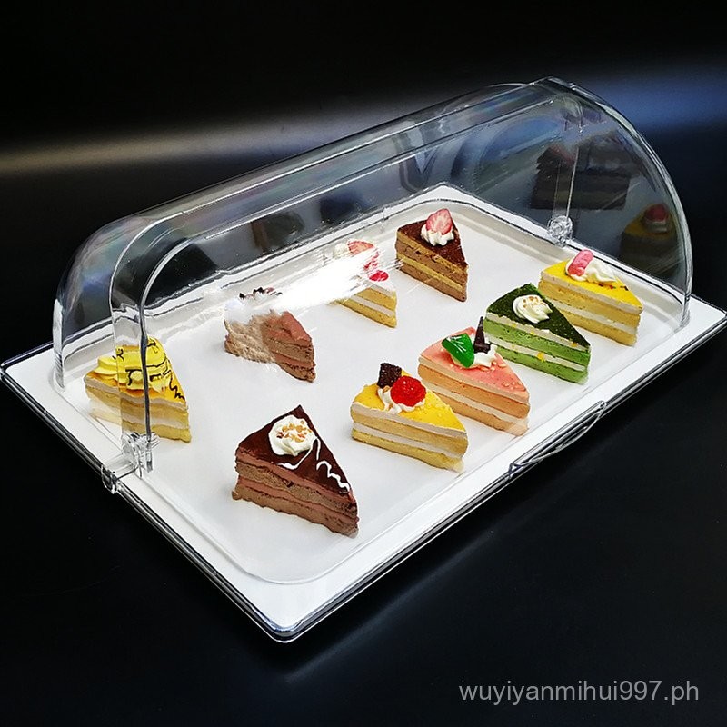 Buffet Tasting Tray Fruit Bread Cake Snack Box Food Display Plate with ...