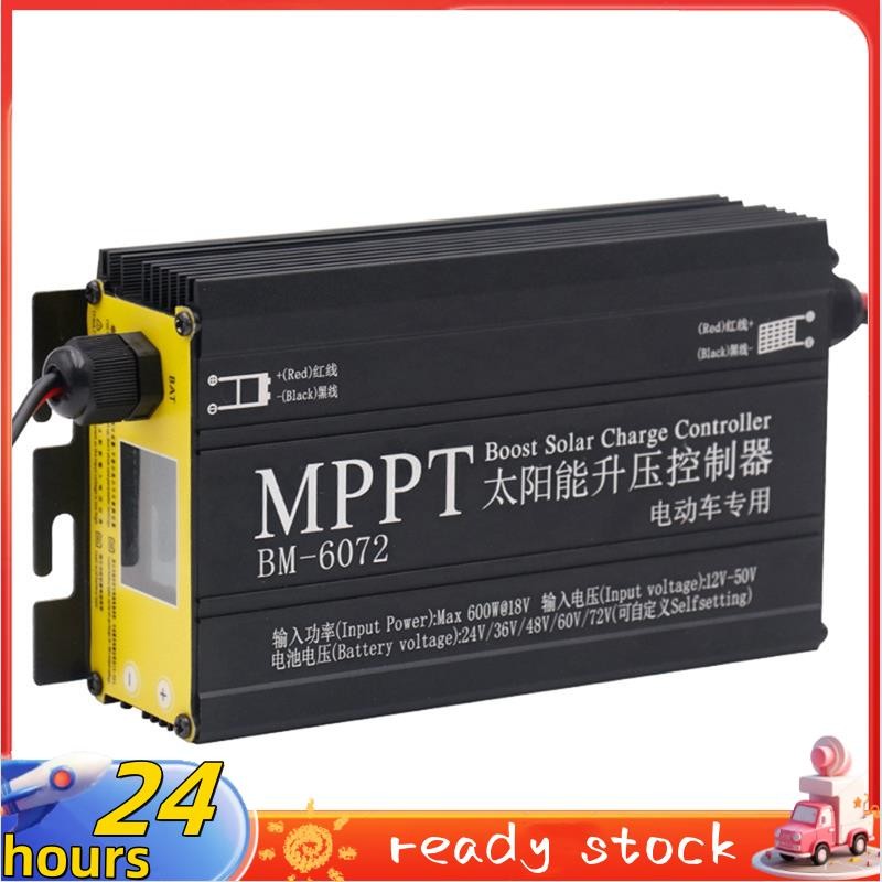 []BM6072 600W MPPT Boost Solar Charge Controller for 24V 36V 48V 60V 72V Battery System Solar ...