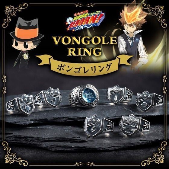 HITMAN REBORN! ring Vongola Famiglia ring Trendy fashionable retro ring ...