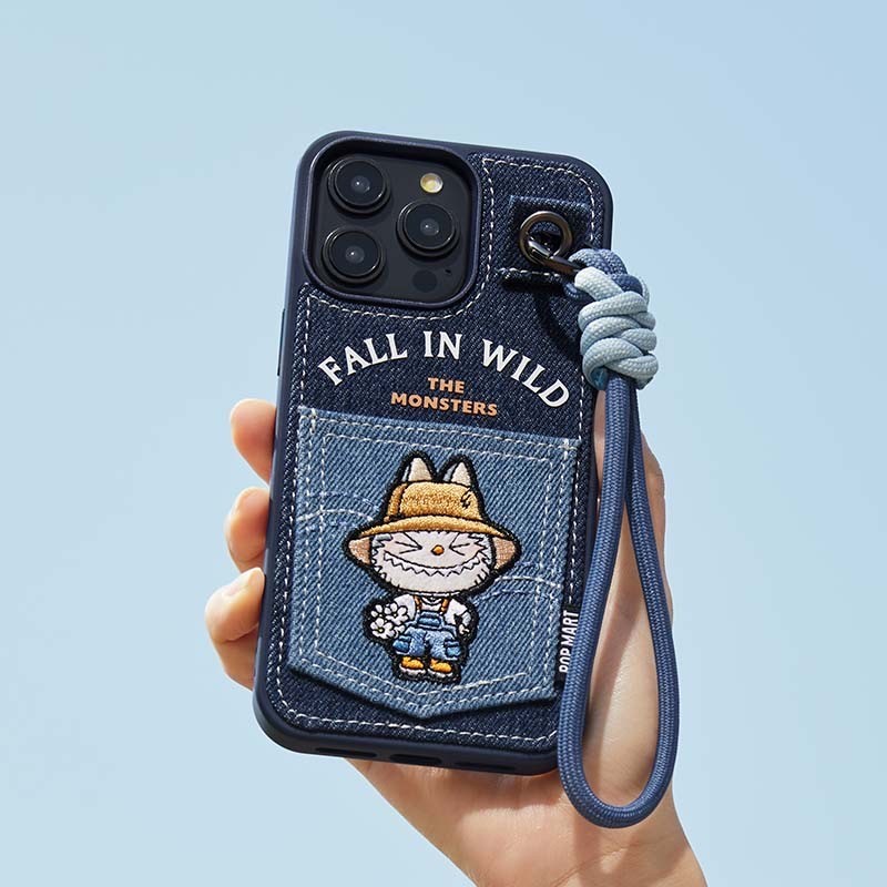 【Genuine】POPMART LABUBU THE MONSTERS Fall In Wild Lanyard Phone Case ...