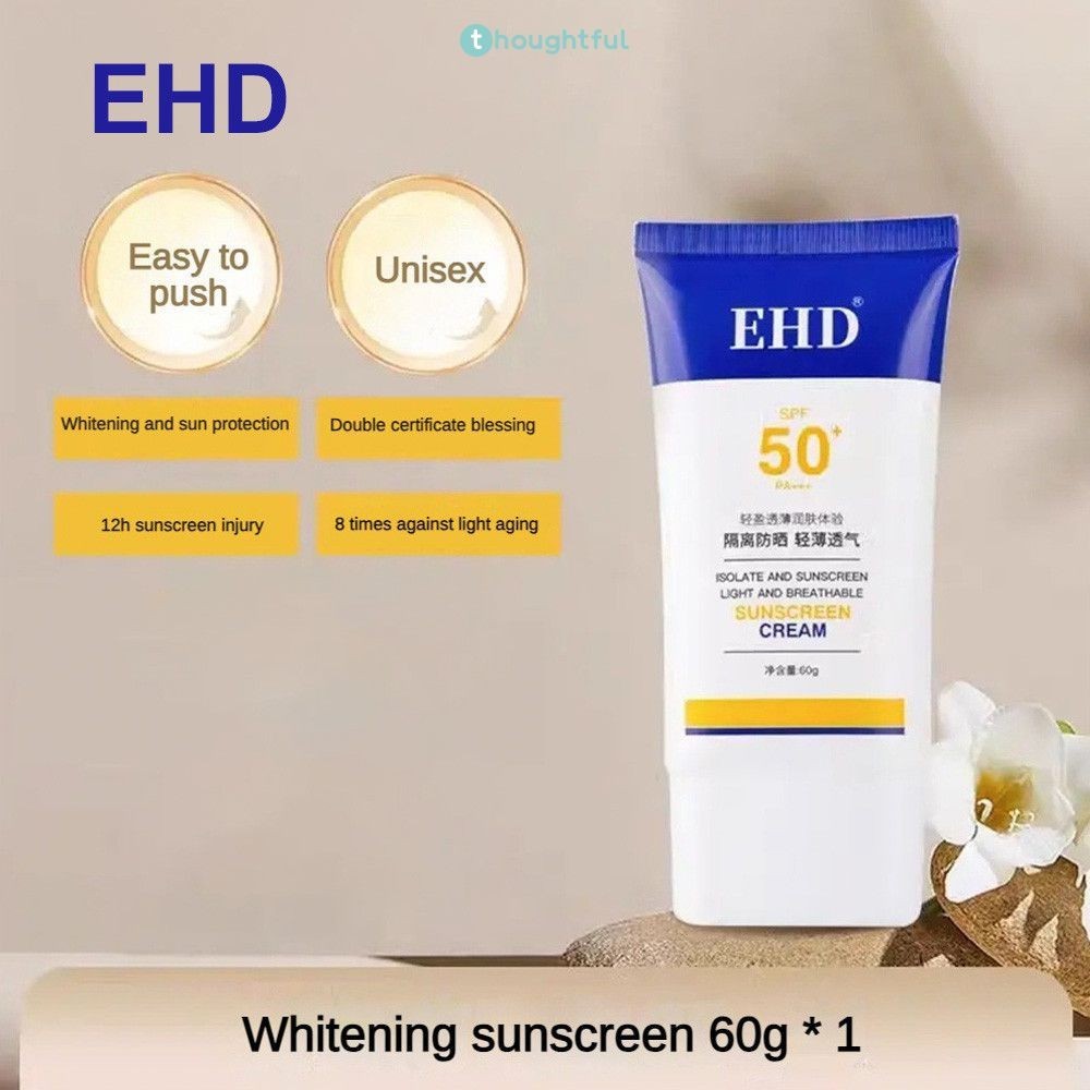 EHD Sunscreen Cream SPF50 Light Non-greasy Whitening Moisturizing ...