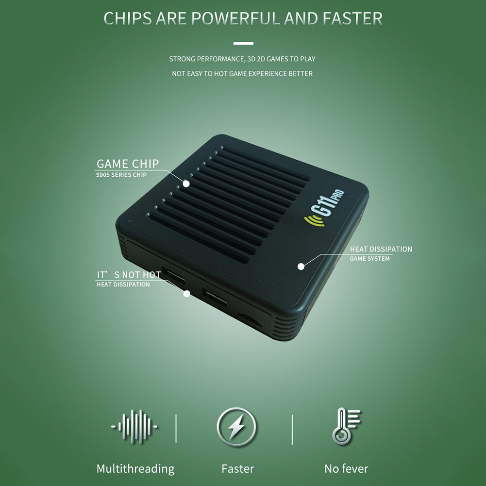 G11 Pro Video Game Box Console 4K Output Retro Gaming Player Box for ...