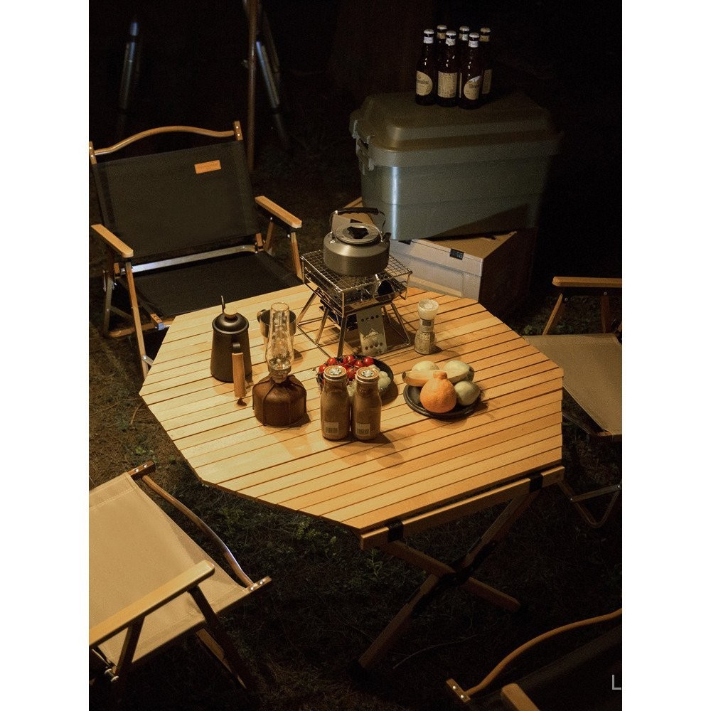 Spot Octagonal Egg Roll Table Outdoor Folding Table and Chair Set ...