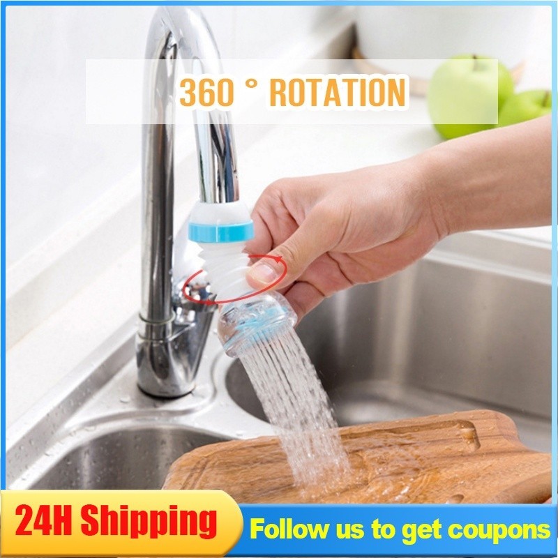 Water Faucet Filter Water Purifier 360° Extendable Kitchen Faucet ...