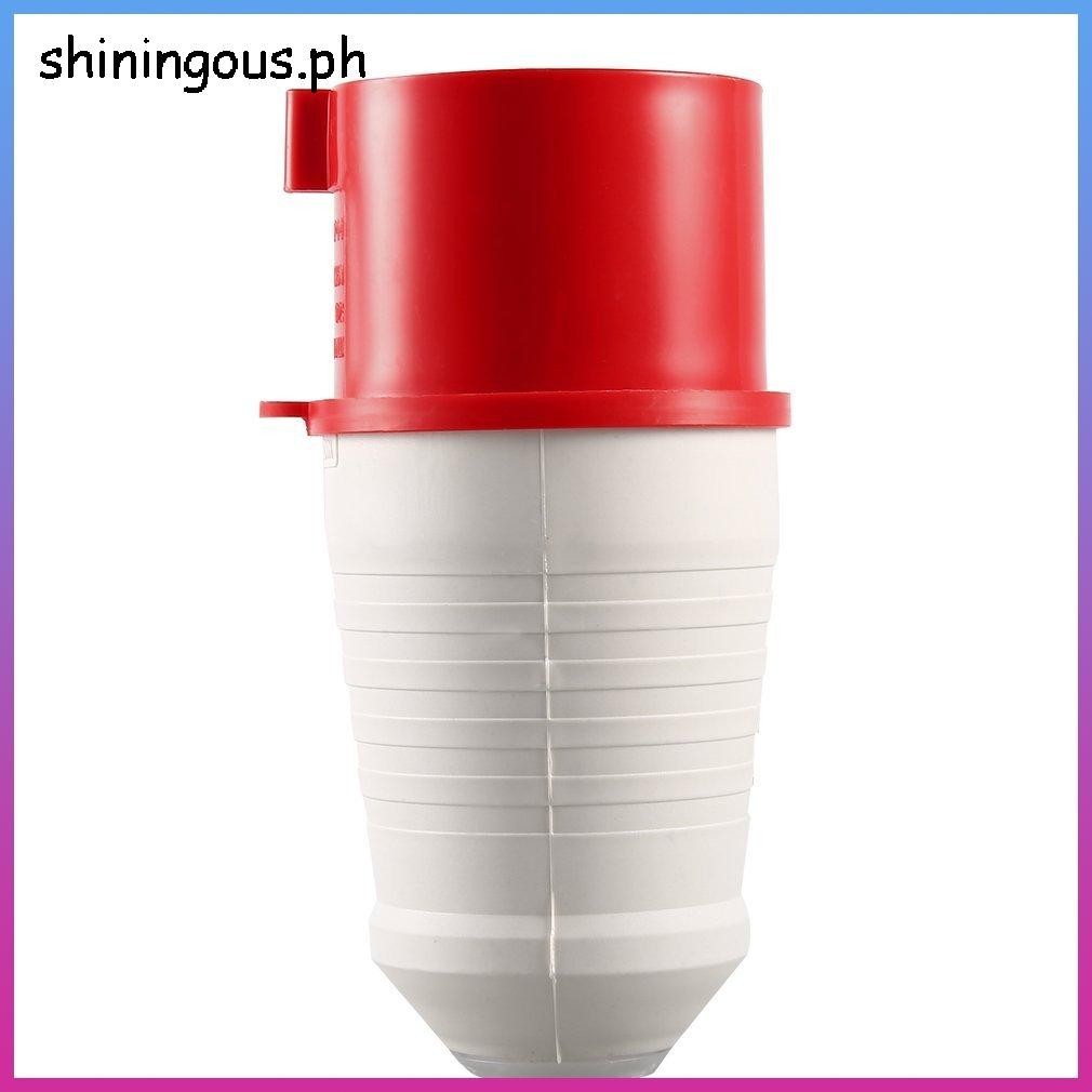 Red 415V 32 Amp 5pin Industrial Plug & Wall Socket Waterproof 3P+Earth ...