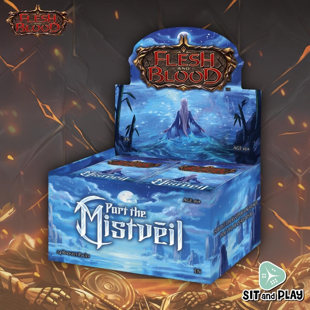 Flesh and Blood TCG-Part the Mistveil-Booster Box Felsh and Game Card ...