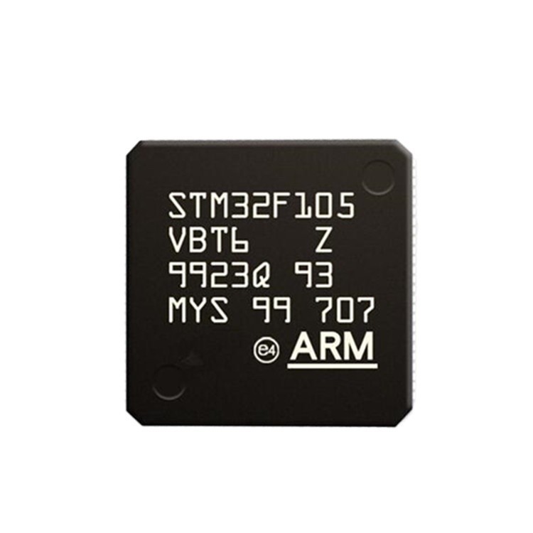 STM32F105VBT6 LQFP100 ST microcontroller IC chip STMicroelectronics MCU integrated circuit ...