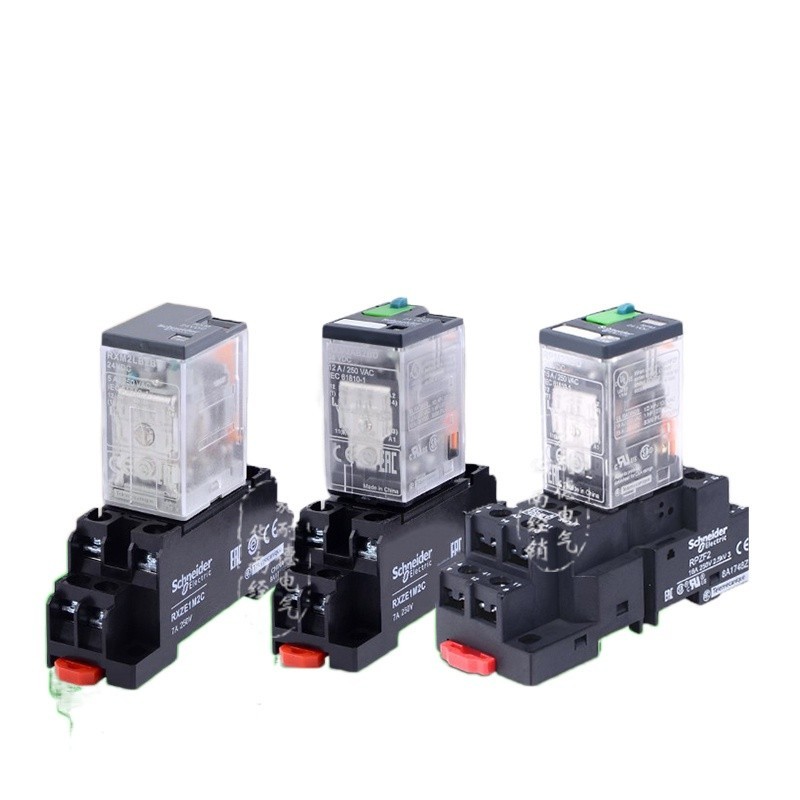 Original Schneider intermediate relay small relay set RXM RPM 8 feet 14 ...