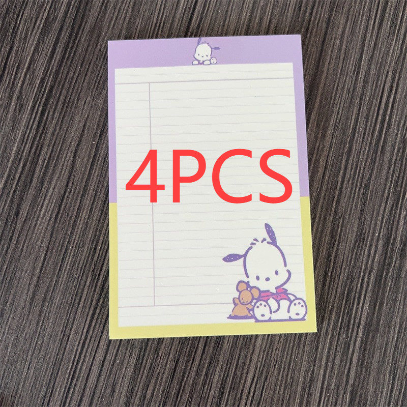 Sanrio Notepads Post Notes Grid/Line Memo Pad Cartoon To-Do List Memo ...