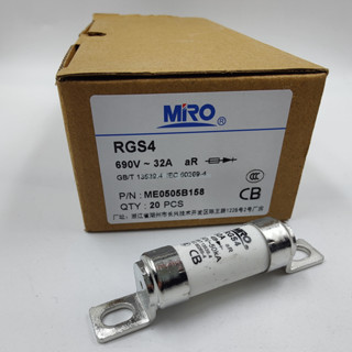 MIRO Fast fuse RGS4 660gh 35A 40A 50A 63A 80A 100A 110A 690V Fast fuse | Shopee Philippines
