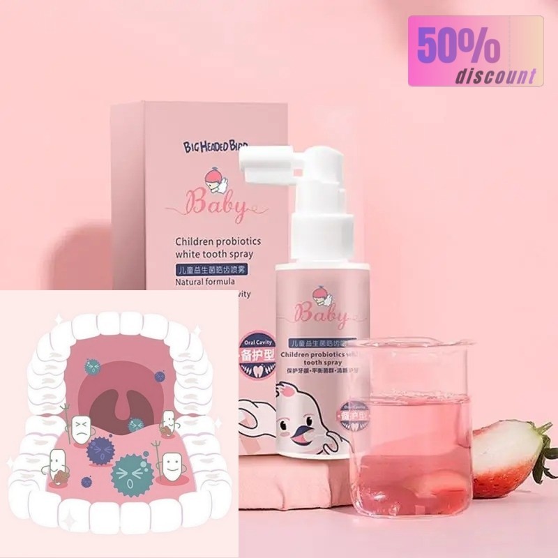 Baby Probiotic Tooth Spray 1-12 Years Old Freshener Spray Healthy Toot ...