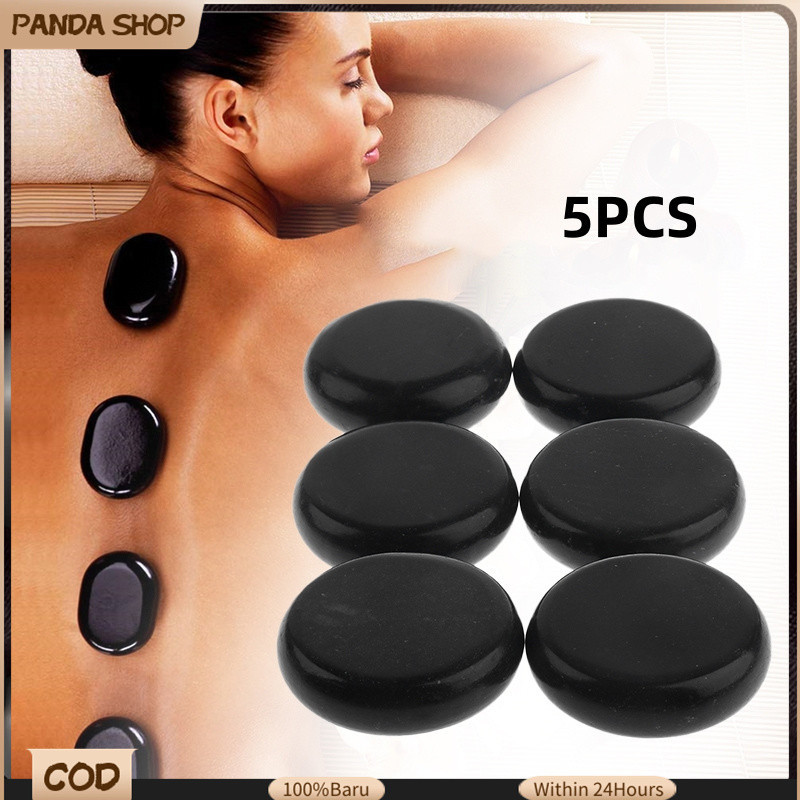 5pcs Massage Stones SPA Massage Hot Stone Physical Therapy Energy Stone ...