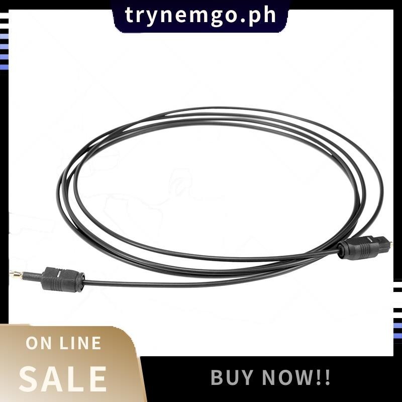 Available 2M Mini 3.5mm Plug Digital Optical Audio Cable SPDIF Optical ...