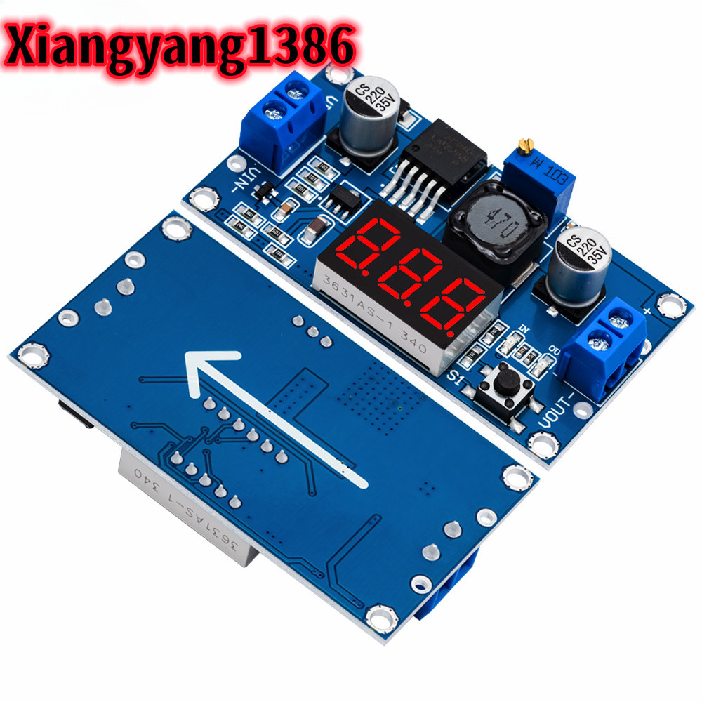 DC-DC XL6009 Digital Boost Step Up Power Supply Module Adjustable 4.5-32V to 5-52V Step-up ...