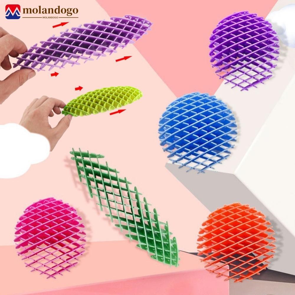 MOLANDOGO Fidget Worm Elastic Mesh Worm Unpacking Morphing Fidget Toy ...