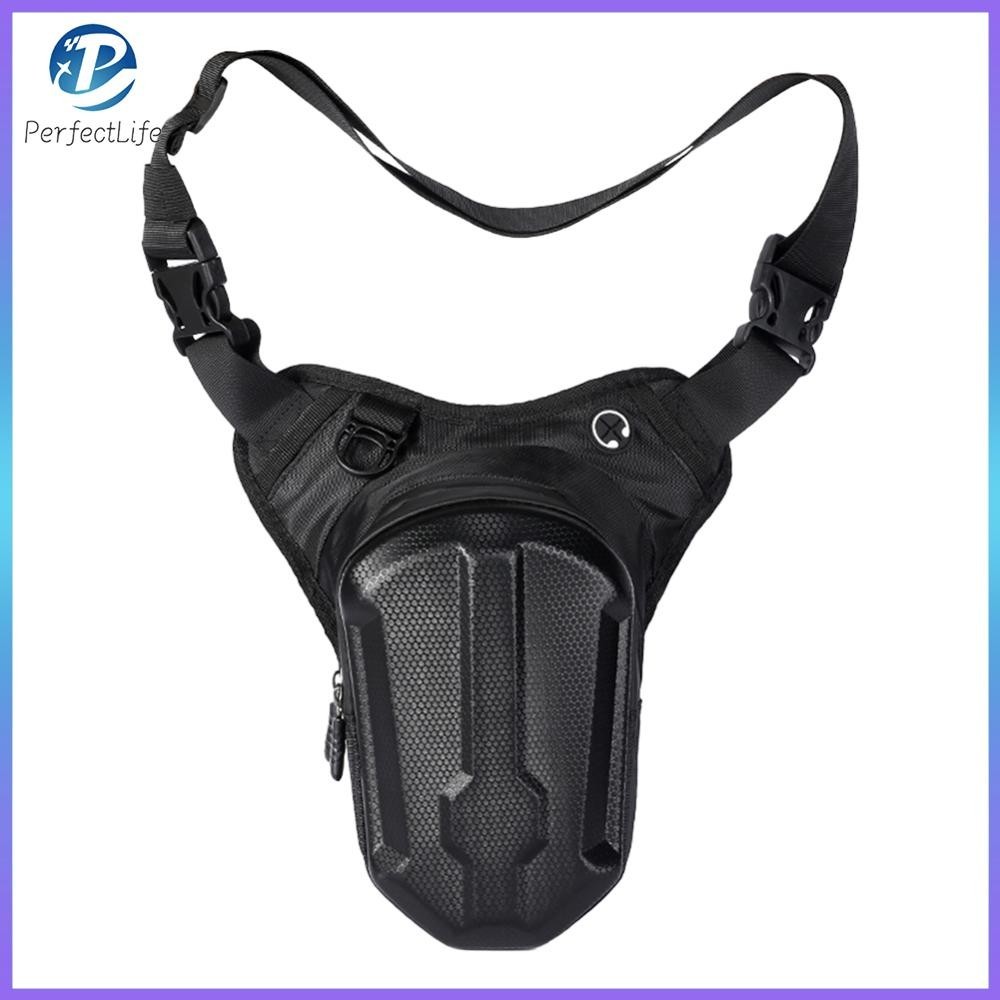 Motorcycle Drop Leg Side Bag Hard Shell Outdoor Casual Waist Bag ...